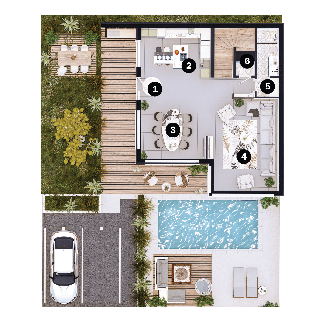 A3 – Villa plan – San Lorenzo Village